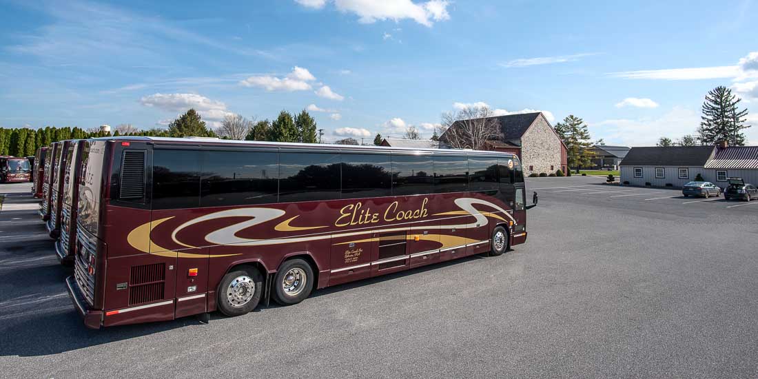 About Our Fleet - Our Buses, Motorcoaches & Trollies | Elite Coach
