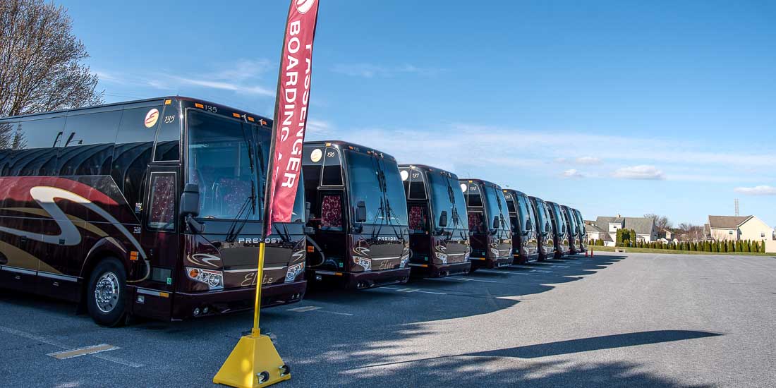 About Our Fleet - Our Buses, Motorcoaches & Trollies | Elite Coach